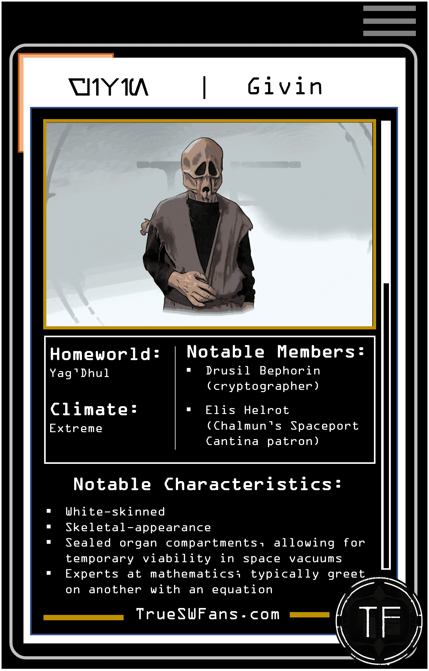 Givin - True Star Wars Fans