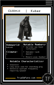 Kubaz - True Star Wars Fans